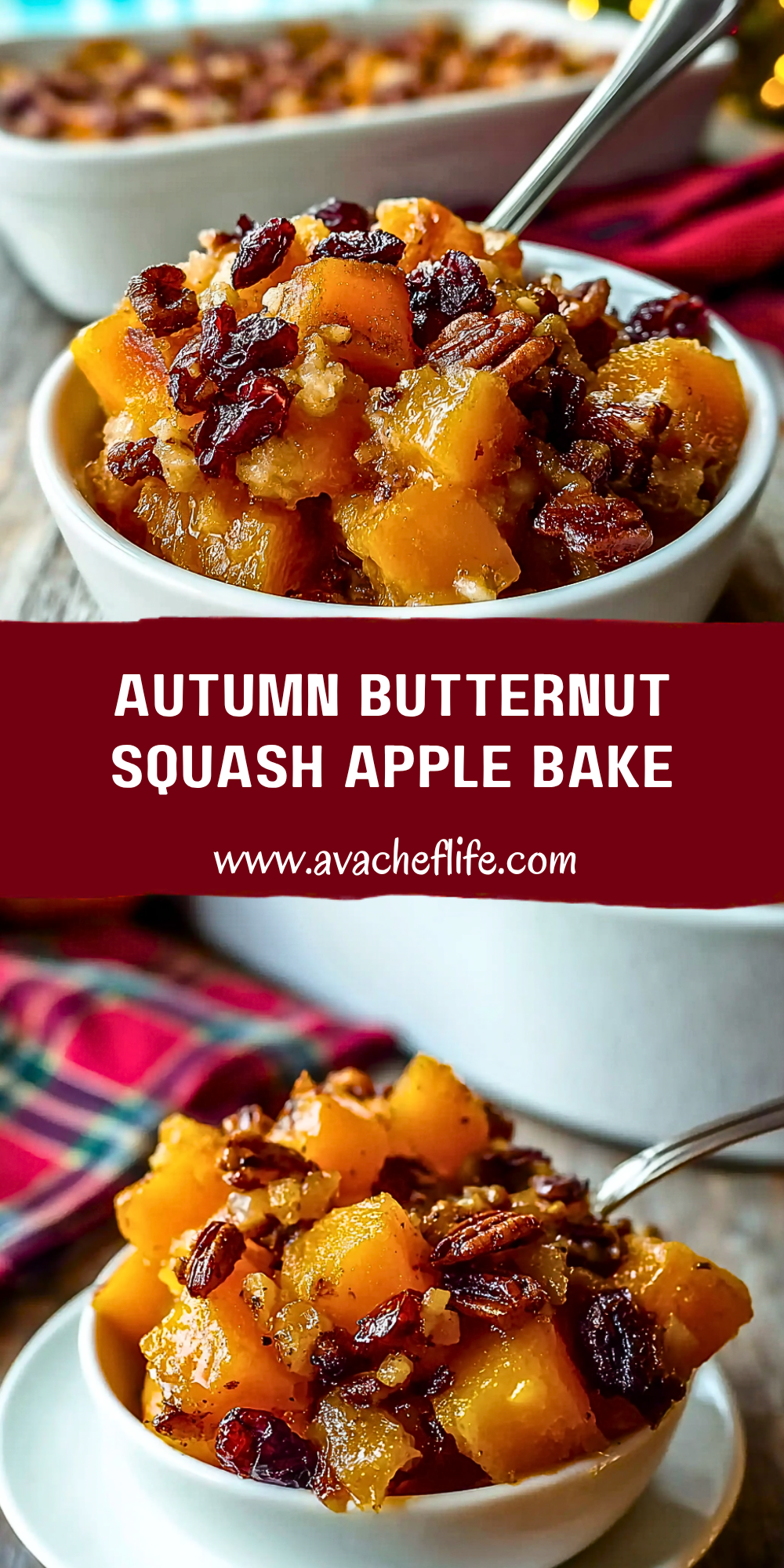 Autumn Butternut Squash Apple Bake - Ava Chef Life