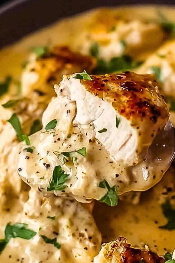 Creamy Crock Pot Ranch Chicken - Ava Chef Life