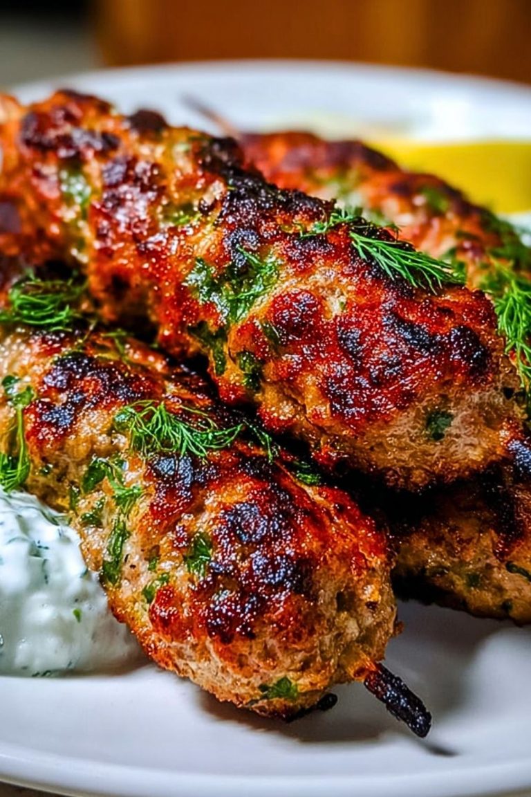 Juicy Grilled Turkey Kofta Skewers - Ava Chef Life