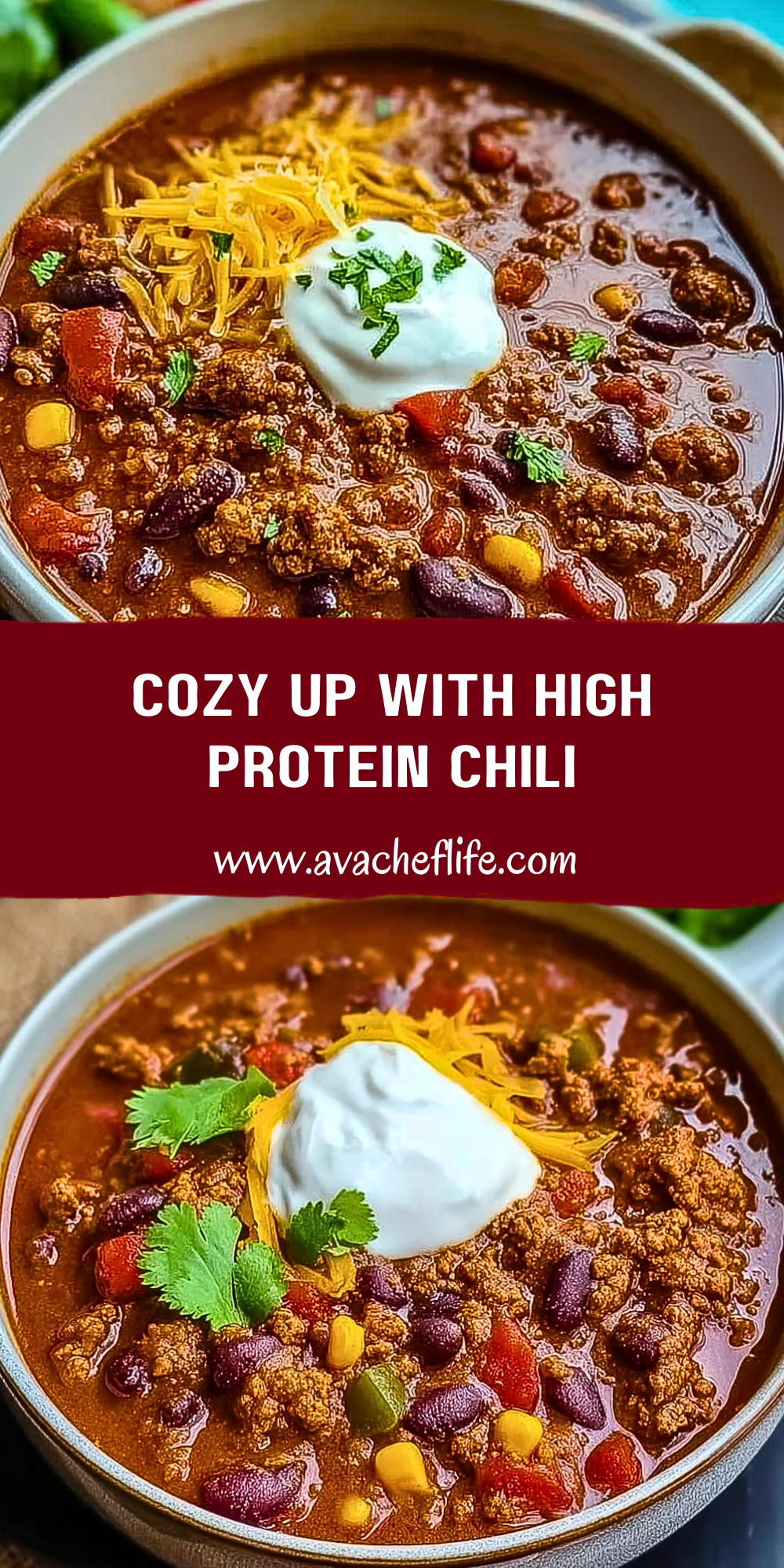 Cozy Up with High Protein Chili - Ava Chef Life