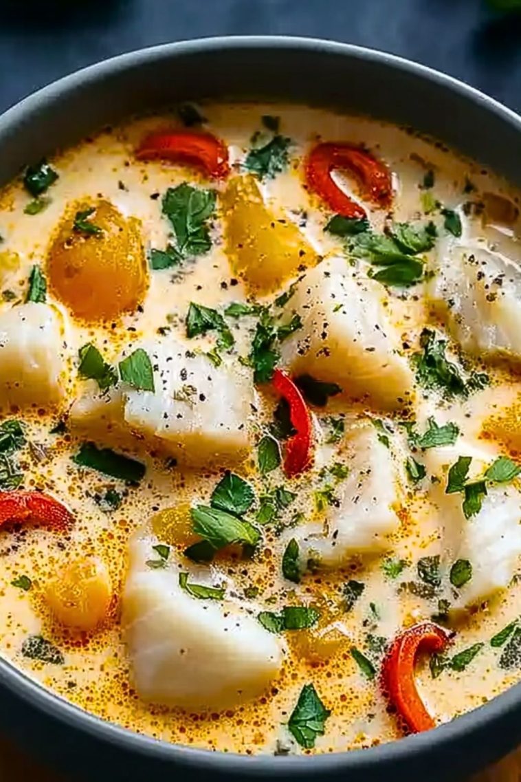 Creamy Coconut White Fish Stew - Ava Chef Life