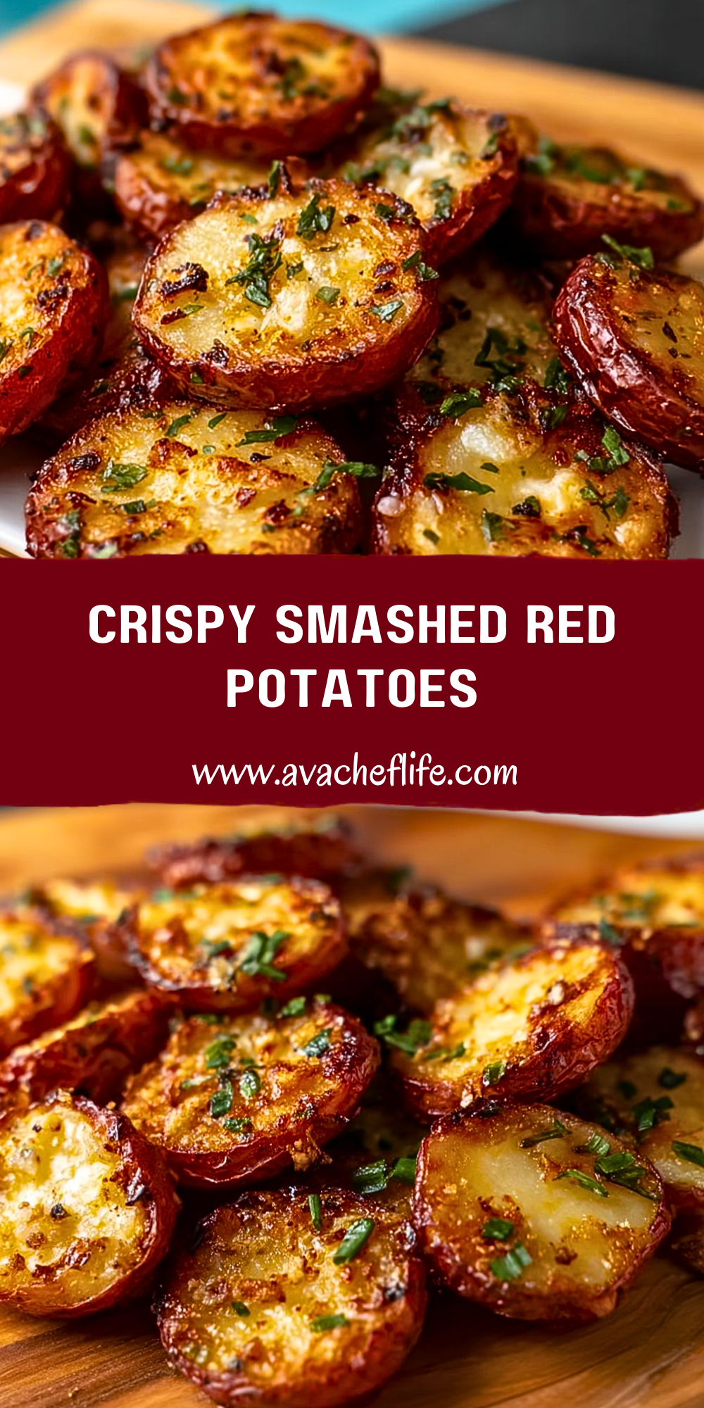 Crispy Smashed Red Potatoes - Ava Chef Life