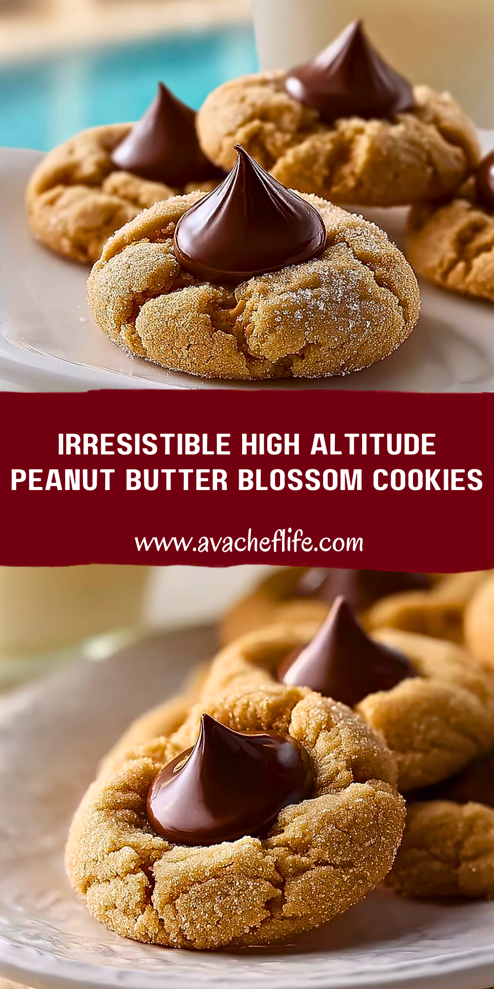 Irresistible High Altitude Peanut Butter Blossom Cookies - Ava Chef Life