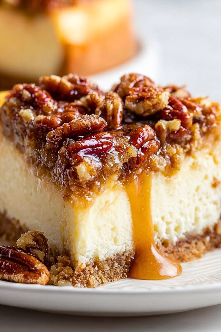 Pecan Pie Cheesecake - Ava Chef Life