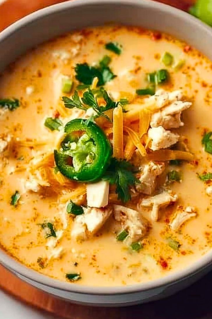 Spicy Jalapeño Popper Chicken Soup - Ava Chef Life