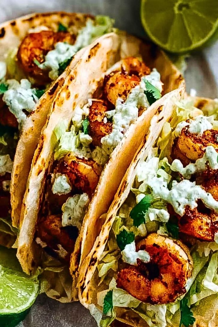 Spicy Shrimp Tacos - Ava Chef Life