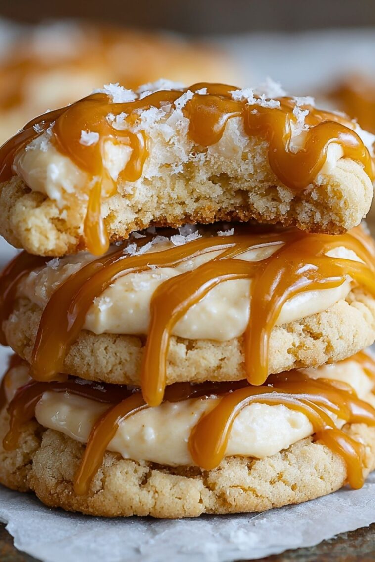 Caramel Cheesecake Cookies - Ava Chef Life