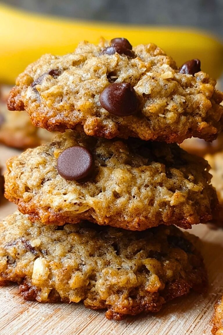 Chewy Banana Oatmeal Cookies - Ava Chef Life