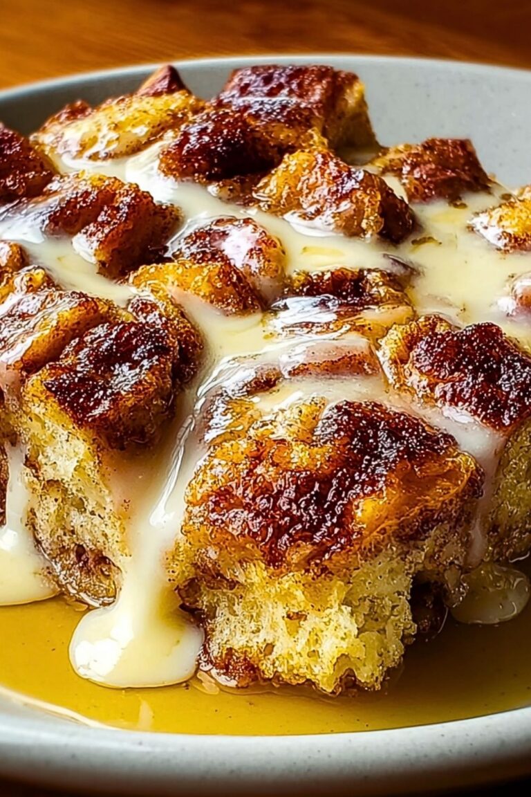 Cinnamon Roll Bread Pudding - Ava Chef Life