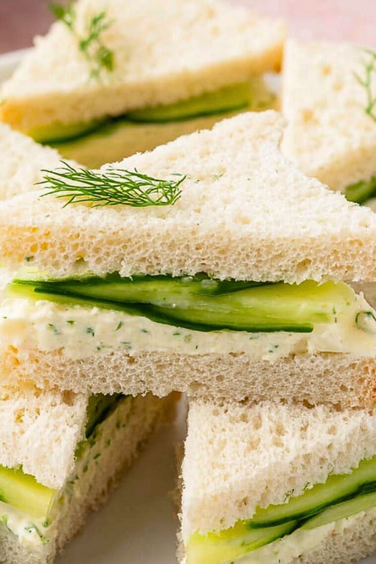 Cucumber Tea Sandwiches - Ava Chef Life