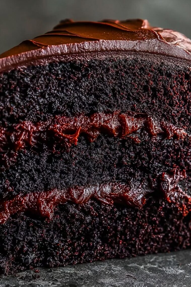 Dark Chocolate Lovers Dream | Mount Doom Cake - Ava Chef Life