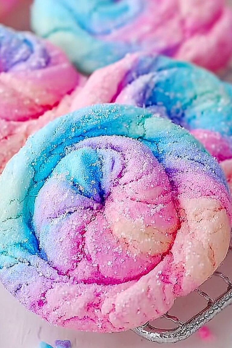 Fluffy Cotton Candy Cookies - Ava Chef Life