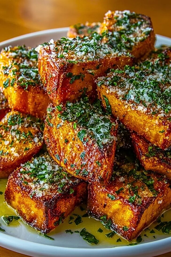 Garlic Parmesan Sweet Potato - Ava Chef Life