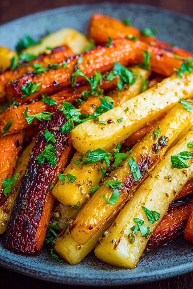 Honey Glazed Carrots and Parsnips - Ava Chef Life