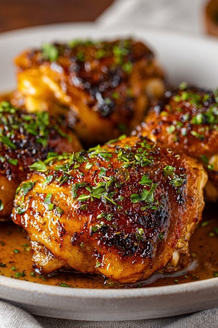 Maple Glazed Chicken Thighs - Ava Chef Life