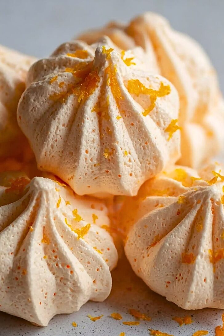 Orange Meringue Cookies - Ava Chef Life