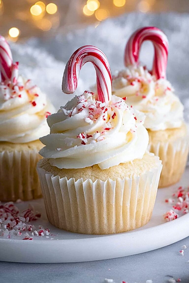 White Chocolate Peppermint Cupcakes - Ava Chef Life