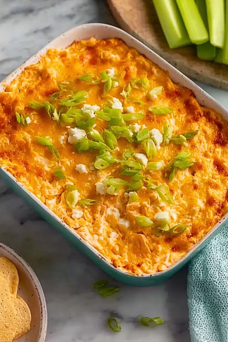 Easy Buffalo Chicken Cottage Cheese Dip - Ava Chef Life