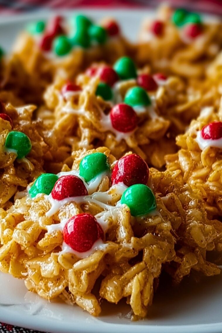 Christmas Haystack Cookies - Ava Chef Life