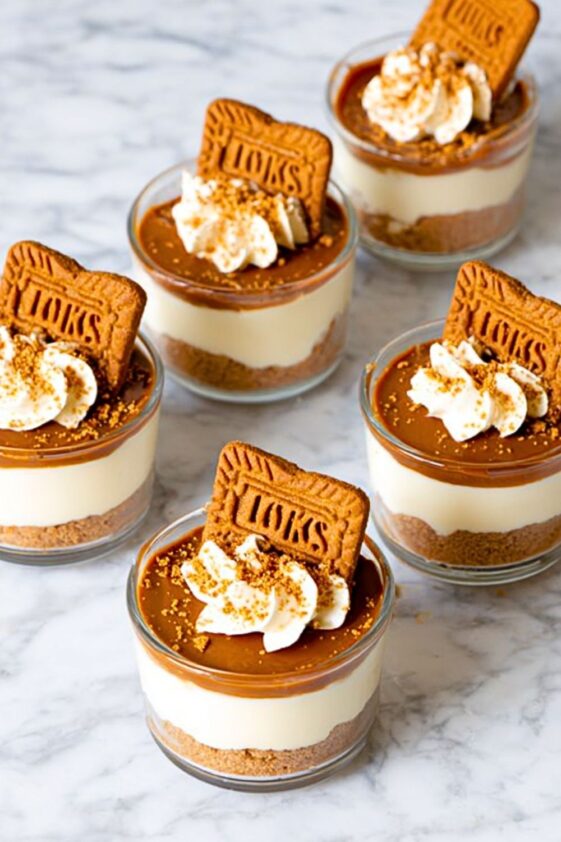 No-Bake Biscoff Cheesecake Cups - Ava Chef Life